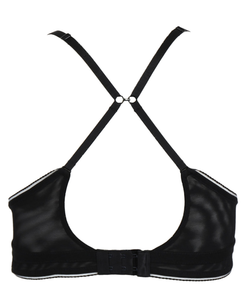 Delicate Lace Non Wired Black Bra | Lingerie | Pretty Polly