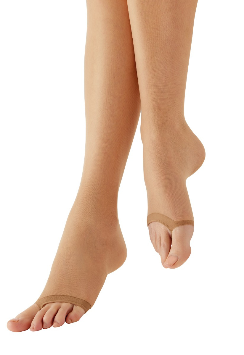 Naturals Open Toes Tights Slightly Sunkissed | Pretty Polly